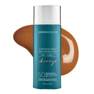 colorescience sunforgettable total protection face shield bronze spf 50, 1.8 fl oz