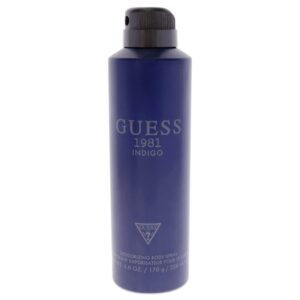 guess factory 1981 indigo men body spray 6 oz,gesblm009