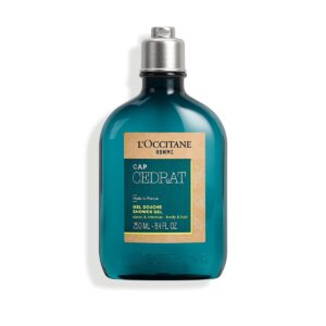 l’occitane cap cedrat shower gel, 8.40 fl oz cap cédrat