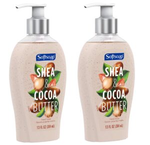 softsoap shea & cocoa butter hand soap 13 fl oz (pack of 2)