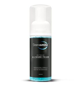 sterasmile™ on the go foam whitening solution aligner cleaner by steraligner®