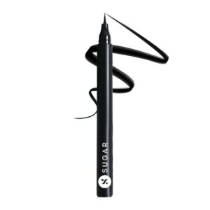 sugar cosmetics wingman waterproof microliner01 i'll be black (black)micro precision tip, jet-black formula, smudgeproof