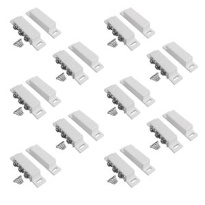 10 sets pack of no&nc magnetic door contacts alarm reed switch sensor