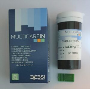 multicare/prima cholesterol test strips(25pcs.)