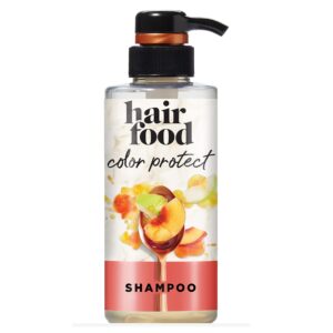 hair food white nectarine & pear color protect shampoo, 10.1 fl oz, for color treated hair, 2.707 fl oz, 10.1 fl oz (pack of 1)