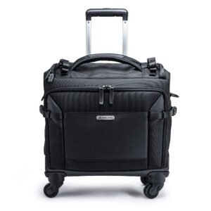 vanguard veo select 42t roller case/trolley bag for pro dslr/mirrorless cameras - black