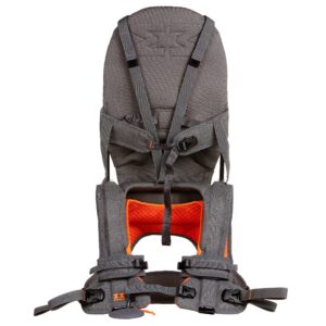 minimeis g4, grey - lightweight child shoulder carrier - for kids 6 months to 4 years old