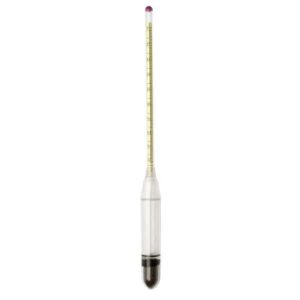 cole-parmer 19/31 degree baume shatterproof plastic hydrometer