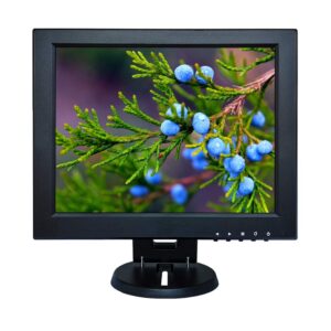 ichawk 12.1" inch pc monitor 1024x768 4:3 positive screen vga vesa 75x75mm hd portable wall-mounted base desktop pos ordering machine lcd screen display for industrial medical equipment w121pn-272