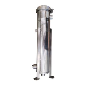 prm #2 stainless steel bag filter housing, 2 inch npt inlet, dual side or bottom 2 inch npt outlet, 100 psi