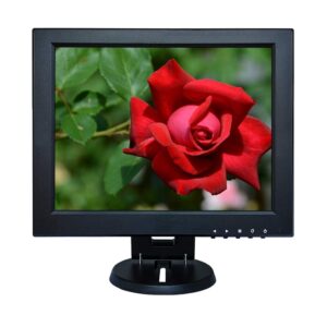 ichawk 12.1" inch pc monitor 800x600 4:3 positive screen av bnc vga hdmi-in built-in speaker lcd screen display for industrial medical equipment with usb port pluggable u-disk video player w121pn-591