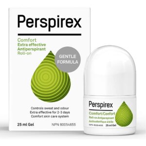 perspirex comfort antiperspirant for men and women – roll on deodorant for protection against sweat and odour