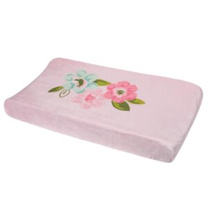 just born one world collection changing pad cover - blossom