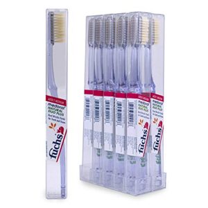 fuchs adult natural duo plus toothbrush, 10 count