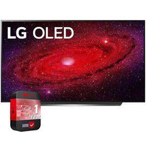 lg oled65cxpua 65 inch cx 4k smart oled tv with ai thinq bundle with 1 yr cps enhanced protection pack