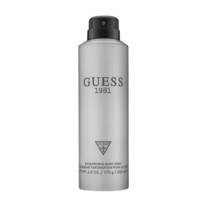 guess guess 1981 men body spray 6 oz