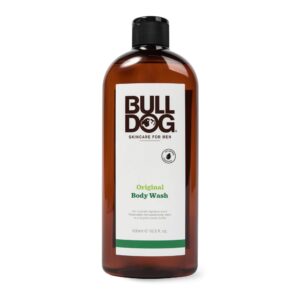 bulldog mens skincare and grooming body wash, original, 16.9 fluid ounce