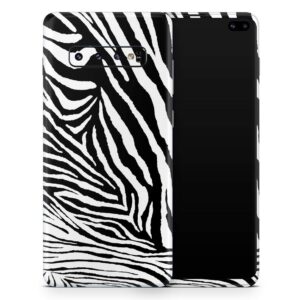 designskinz toned zebra print protective vinyl decal wrap skin cover compatible with the samsung galaxy s20 (screen trim & back glass skin)