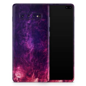 designskinz abstract fire & ice v1 protective vinyl decal wrap skin cover compatible with the samsung galaxy s20 (screen trim & back glass skin)