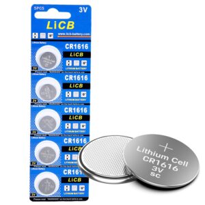 licb cr1616 battery,long-lasting & high capacity cr1616 lithium batteries,3 volt coin & button cell (5-pack)