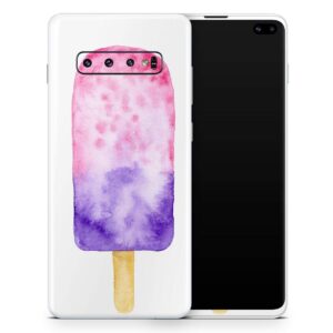 designskinz summer mode ice cream v10 protective vinyl decal wrap skin cover compatible with the samsung galaxy s20 (screen trim & back glass skin)