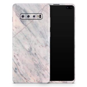 designskinz slate marble surface v12 protective vinyl decal wrap skin cover compatible with the samsung galaxy s20 (screen trim & back glass skin)