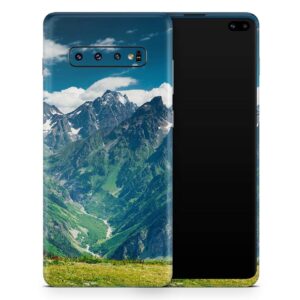 designskinz scenic mountaintops protective vinyl decal wrap skin cover compatible with the samsung galaxy s20 (screen trim & back glass skin)