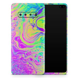 designskinz neon color fushion protective vinyl decal wrap skin cover compatible with the samsung galaxy s20 (screen trim & back glass skin)