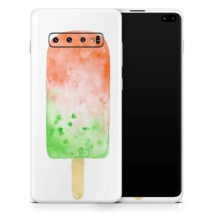 designskinz summer mode ice cream v8 protective vinyl decal wrap skin cover compatible with the samsung galaxy s20 (screen trim & back glass skin)