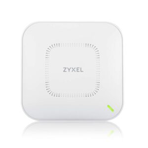 zyxel true wifi 6 ax3550 wireless multi-gigabit enterprise access point | smart antenna | 5g uplink | mesh | ble | cloud, app, direct or controller mgmt | poe++ | 1 year nebula pro | wax650s