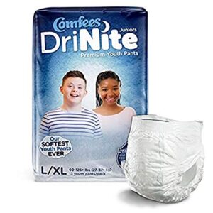 comfees drinite youth pants- large/x-large, 52 count