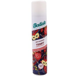 batiste edge and romantic tempt dry shampoo, violet leaf, rose, musk, 200 milliliters