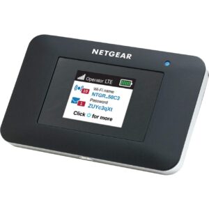 netgear mobile wi-fi hotspot, 4g lte router ac797-100nas, 400mbps download speed, connect up to 15 devices, create a wlan anywhere, gsm unlocked