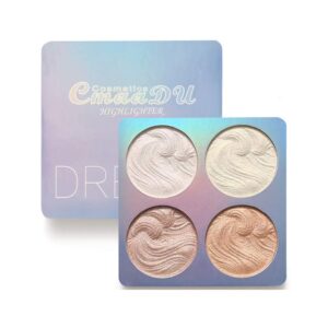 highlighter powder palette, shimmer highlighters makeup iluminador, great long lasting waterproof, glow bronzer highlighter powder