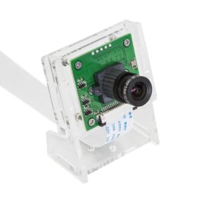 arducam for raspberry pi camera module with case, ov5647 sensor adjustable and interchangeable lens m12 board, focus and angle enhancement for raspberry pi 5/4/3/3 b+, and more