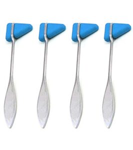 surgical online set of 4 taylor percussion reflex hammers - diagnostic medical instruments, for nurse, emt, medical student, doctor (blue)