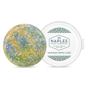 naples soap company, 50-75 use, solid shampoo bar, gentle, eco-friendly haircare helps ensure nourished and healthy hair, all hair types, ocean breeze, 1.75 oz.