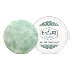 naples soap company solid shampoo bar for all hair types – eco-friendly, free of parabens, alcohol, pthalates – handmade, ph balanced, hydrating haircare, lasts 50-75 uses – stimulating scalp, 1.75 oz