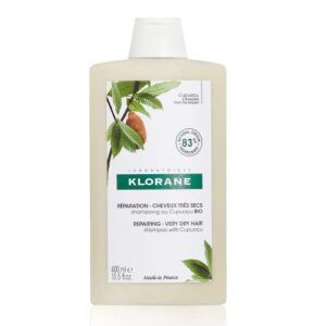 klorane shampoo with organic cupuaçu butter, nourishing & repairing for very dry damaged hair, sls/sles-free, biodegradable, 13.5 fl. oz.