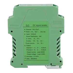 dc conditioner, dc 24v dc current isolator transmitter 4-20ma plc detect conditioner(1 in 2 out, 4-20ma to 4-20ma)