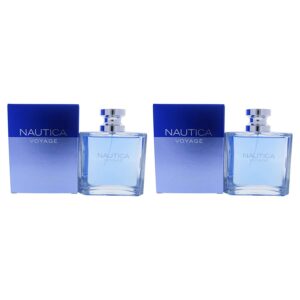 nautica voyage by nautica for men - 3.4 oz edt spray - (pack of 2)