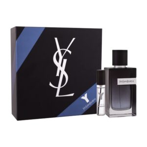 yves saint laurent y for men 2 piece set (3.4 ounce eau de parfum spray + 0.33 ounce eau de toilet spray), 3.77 ounces