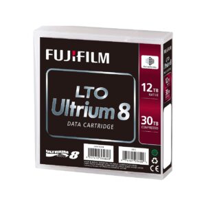 fujifilm 16551221 lto8 ultrium 12tb storage tape with case