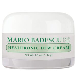 mario badescu oil free hyaluronic dew cream | hydrating face cream formulated with squalane for a dewy glow | 1.5 oz