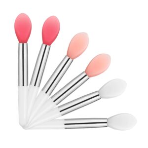 salocy silicone lip brush,lipstick applicator brushes,makeup brushes,9pcs