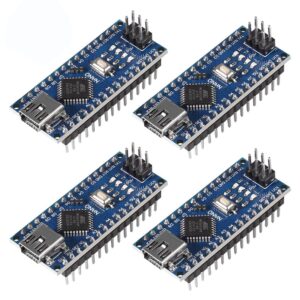 dorhea for nano v3.0 atmega328p nano board ch340 5v 16m microcontroller board, compatible with arduino electronics development board nano 328p nano 3.0