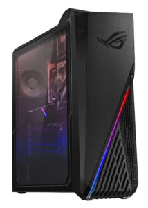 rog strix ga15dh gaming desktop pc, amd ryzen 5 3600x, geforce gtx 1660 super, 8gb ddr4 ram, 256gb ssd + 1tb hdd , wi-fi 5, windows 10 home, ga15dh-bs562