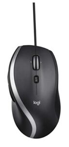 logitech m500s advanced corded mouse with advanced hyper-fast scrolling & tilt, customizable buttons, high precision tracking with dpi switch, usb plug & play