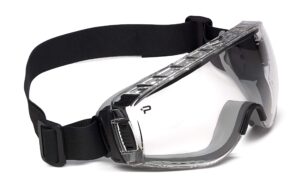 bollé safety pilot 2 safety goggles neo. strap/foam/clear pc asaf- platinum, one size (psgpil2-l16)