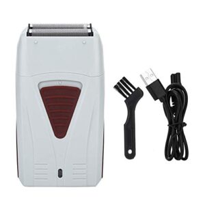 electric shaver, electric hair trimmer kit usb rechargeable reciprocating electric shaver beard trimmer wet & dry , clean brush for beauty salon barber and home use